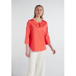 Eterna Damen Shirtbluse "LOOSE FIT", orange, Gr. 36, 95% Baumwolle, 5% Elasthan, Blusen, EASY IRON (b&uuml;gelleicht)
