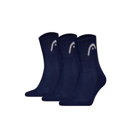 Head Herren Kurzsocken "Socken All Sports Training Short Crew 3P 3er Pack", Gr. 39, blau, Obermaterial: 78% Baumwolle CO. 16% Polyester PES. 4%