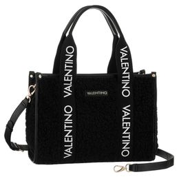 Valentino Handbags VALENTINO BAGS Damen Shopper "SPECIAL CAMY", schwarz, Polyester, Taschen, in modischer Teddy-Optik