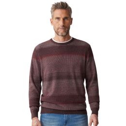 Casamoda Jungen Strickpullover "Casamoda Pullover gestreift", rot, Gr. M, 100% Baumwolle, Pullover