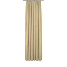 Vorhang WIRTH, B:132cm H:175cm, beige, Chenille, Polyacryl, Wohnzimmer, Gardinen, "Trondheim B", nach Maß