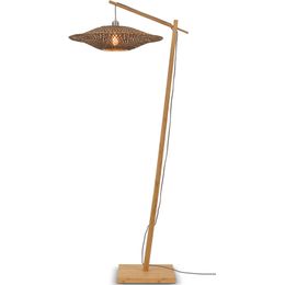 GOOD & MOJO Stehlampe "Bali", Ø 60cm H: 176cm, beige, Wohnzimmer, Leuchten