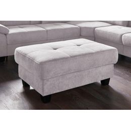 Hocker Places of Style, B:104cm H:45cm T:72cm, silber, Garten, Hocker, "Cornwall"