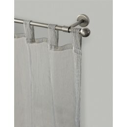 Gardinenstange Garesa, L:180cm &Oslash;:16mm, silber, Metall, Wohnzimmer, Gardinenstangen, "BOLTI", Vorhanggarnitur, verl&auml;ngerbar, Wandmontage, ohne Ringe