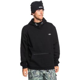 Quiksilver Herren Hoodie "Big Logo Tech", schwarz, Gr. S, 38, 5% Baumwolle, 38, 5% Baumwolle, 23% Polyester, Sweatshirts