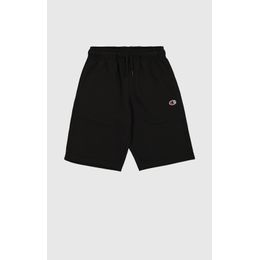 Champion Jungen Sweatshorts, schwarz, Gr. XL, Obermaterial: 73% Baumwolle, 27% Polyester, Hosen, für Kinder