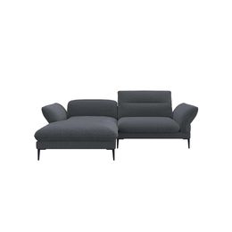 FLEXLUX "Salino, Funktionssofa mit Recamiere, Relaxsofa, Ecksofa" Sofa mit Arm- und Kopfteil-Verstellungen, Kaltschaum & Stahl-Wellen