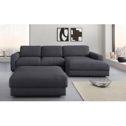 Ecksofa Places of Style, B:303cm H:84cm T:176cm, grau, 92% Polyester 8% Nylon, Wohnzimmer, Sofas, "Bloomfield, bequem und elegant, OTTOs Choice,