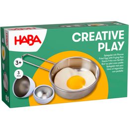 Haba Kinder Spiellebensmittel "Creative Play - Spiegelei", bunt, Metall, Polyester, Kaufladensortimente