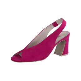 Paul Green Damen Peeptoepumps "Paul Green Pumps Leder", Gr. 38fuchsia, Leder, Schuhe
