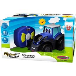 Jamara Kinder RC-Traktor "Valtra My first RC Traktor 2,4GHz", blau, B:12,5cm H:11,8cm T:17,6cm, Fernlenkfahrzeuge, mit Sound