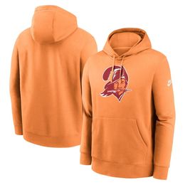 Nike Damen Kapuzenpullover "Nike Hoodie Tampa Bay Buccaners Nike Club Fleece", orange, Gr. M, 80% Baumwolle, 20% Polyester, Pullover