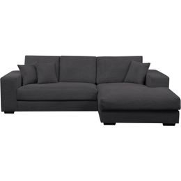 Ecksofa WERK2, B:286cm H:84cm T:184cm, grau, 90% Polyester, 10% Nylon, Wohnzimmer, Sofas, "Eden modern und zeitlos, geschmackvolles Sofa, Breite