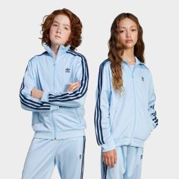 Mädchen Trainingsjacke "FIREBIRD TOP", blau, Gr. 134, adidas originals, Obermaterial: 100% Polyester, Jacken