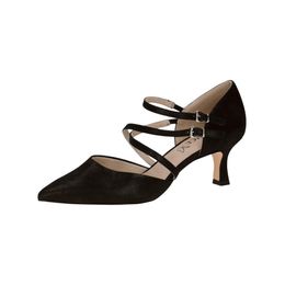 Caprice Damen Pumps "Caprice Pumps Leder", Gr. 38, schwarz, Leder, Schuhe