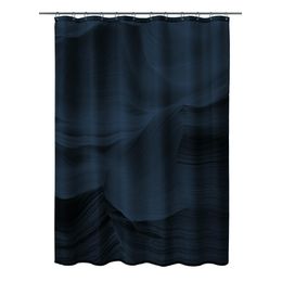 Duschvorhang Kleine Wolke, B:180cm H:200cm, blau, Polyester, Duschvorh&auml;nge, "Mystic"