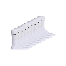 Fila Herren Kurzsocken "Socken TENNIS SOCKS "Fila" 9P 9er Pack", Gr. 39, wei&szlig;, Obermaterial: 76% Baumwolle CO. 23% Polyester PES. 1% Elasthan EL.,