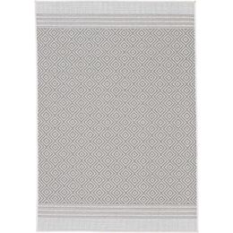 Teppich CarpetFine, B:160cm H:4mm L:230cm, beige, Polypropylen, Wohnzimmer, Teppiche, "Boho 103, auch als L&auml;ufer erh&auml;ltlich", robustes Flachgewebe,