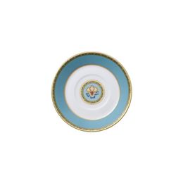Villeroy & Boch VILLEROY & BOCH Untertasse "Espressountertasse Samarkand Aquamarin ø 12,6 cm blau", bunt, Speiseteller