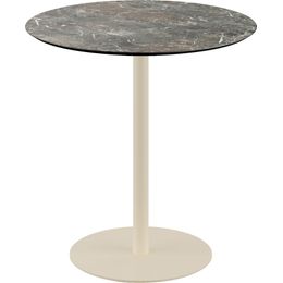 Klapptisch Essentials, B:70cm H:73,2cm T:70cm, beige, Pulverbeschichteter Stahl, Garten, Tische, "Urban", in verschiedenen Ausf&uuml;hrungen
