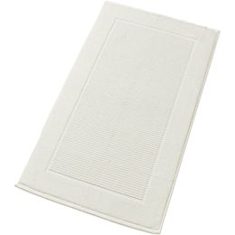 Badematte Christy, H:7mm, beige, Baumwolle, Badematten, "Supreme", Premium Badematte in Luxusqualit&auml;t 1000g/m&sup2;, 50 x 90, 2er Set