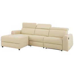 Home Affaire Ecksofa "Sentrano, L-Form," 275 cm, man. o. elektr. Relaxfunktion und USB/Kopfverstellung
