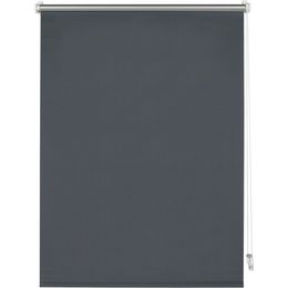Seitenzugrollo OTTO HOME, B:80cm H:150cm, grau, Polyester, Rollos, "Thermo Klemmrollo Energiesparend", abdunkelnd mit Thermobeschichtung