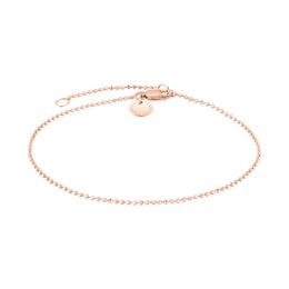 Damen Armband "Schmuck Geschenk Gold 375 Armkette Gold Collection Kugelkette", 18,5cm, Gelbgold 375, rosa, Liebeskind Berlin, Gelbgold 375, Armbänder