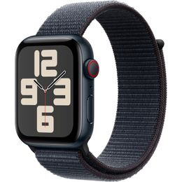 Apple Smartwatch "Watch SE (2024)", 44, Cellular, One-Size, Sport Loop, schwarz, Smartwatches