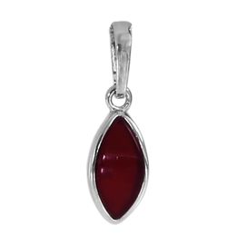 OSTSEE-SCHMUCK Damen Kettenanh&auml;nger "OSTSEE-SCHMUCK Anh&auml;nger Tadira Anh&auml;nger Tadira", 26 x 8mm, Silber 925 (Sterlingsilber), 1,4 g, wei&szlig;, Silber 925