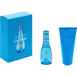 Davidoff Damen Duft-Set "Cool Water Woman", blau, Parfüms, mit frisch belebender Note