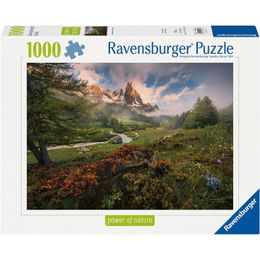 Ravensburger Kinder Puzzle "power of nature, Malerische Stimmung im Vallée de la Clarée", bunt, B:70cm H:50cm, Puzzles, Französischen Alpen; Made in