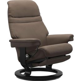 Relaxsessel stressless, B:79cm H:103cm T:78cm, braun, Leder BATICK: BATICK ist ein leicht korrigiertes, durchgef&auml;rbtes und genarbtes M&ouml;belleder, bei