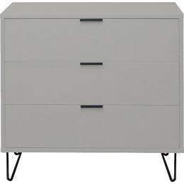 Mäusbacher Kommode MÄUSBACHER, B:81cm H:80cm T:45cm, grau, Holzwerkstoff, Sideboards, "Bonnie TOPSELLER", Kommode mit Drahtgestell