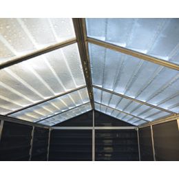 Ger&auml;tehaus, grau, PALRAM - CANOPIA, Aluminium, Kunststoff, Polycarbonat (PC), Garten, Ger&auml;teh&auml;user, "Skylight", mit lebenslang widerstandsf&auml;higen