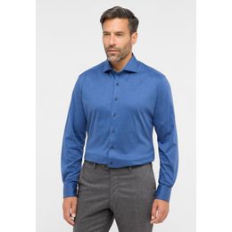 Eterna Herren Langarmhemd "MODERN FIT"blau, Gr. 39, Jersey, 100% cotton, Hemden, NON IRON (b&uuml;gelfrei)