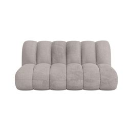 2,5-Sitzer, B:185cm H:84cm T:108cm, grau, LeGer Home by Lena Gercke, 100% Polyester, Sofas, "Priya Designersofa, moderne Steppung, auch in Boucl&eacute;",