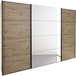 Schwebet&uuml;renschrank Rauch, B:315cm H:229cm T:62cm, braun, Holzwerkstoff, Schr&auml;nke, "Kleiderschrank Schrank Garderobe TOPSELLER OTELI inkl.