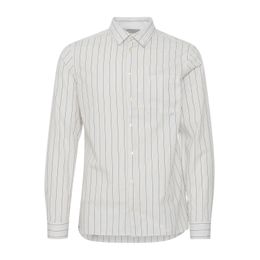 Casual Friday Herren Langarmhemd "Langarmhemd CFAnton", beige, Casual, Gr. L, gestreift, Obermaterial: 100% Baumwolle CO., Hemden