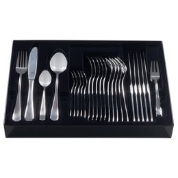 King Besteck-Set "»VIERAILLA«", 31 Stk., silber, Essbesteck-Sets, inkl. Etui