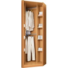 Eckkleiderschrank Priess, H:193cm T:36cm, braun, Schr&auml;nke, "Bilbao", mit 3 verschiedenen Fronten