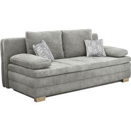Jockenh&ouml;fer Schlafsofa, B:203cm H:85cm T:106cm, grau, JOCKENH&Ouml;FER GRUPPE, Jugendzimmer, Sofas, "Lincoln", mit Bettfunktion und Bettkasten, als Dauerschl&auml;fer