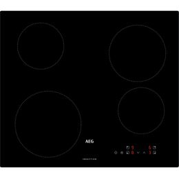 AEG Induktions-Kochfeld "IB6420ACB", B:59cm H:4,8cm T:52cm, schwarz, Kochfelder, 9 Stufen + Booster, Topferkennung, Restwärmeanzeige, TouchControl