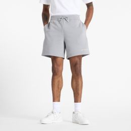 New Balance Herren Sweatshorts "Reimagined Fleece Graphic Short 7"", grau, Gr. XXL, Obermaterial: 60% Baumwolle, 40% Polyester, Hosen