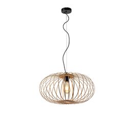 JUST LIGHT Pendelleuchte "RACOON", 1, &Oslash; 5cm, 1 Stk., braun, Esszimmer, Leuchten, ExklusiveE27