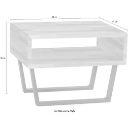 Nachttisch Hasena, B:50cm H:36cm T:41cm, braun, Schlafzimmer, Tische, "Jose"