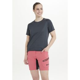 Endurance Damen Radtrikot "Jannie", grau, Gr. 36, unifarben, 100% Polyester, Trikots, mit atmungsaktiven Mesheins&auml;tzen