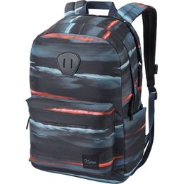 Nitro Kinder Freizeitrucksack "Urban Plus", schwarz, Nylon, Polyester, Polyethylen, Rucks&auml;cke, Daypack, Streetpack im Retro-Look, Alltagsrucksack,
