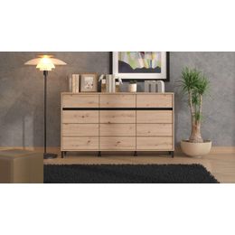 Sideboard Inosign, B:157cm H:90cm T:40cm, schwarz, FSC-zertifizierter Holzwerkstoff, Wohnzimmer, Sideboards, "Marron, Kommode, vielseitig