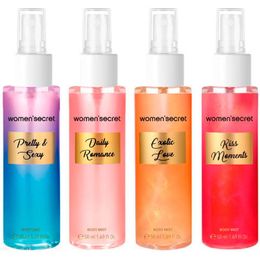 women'secret WOMEN'SECRET Damen Duft-Set "Women Secret Body Mist 4x 50ml Set "Senses"", 200ml, bunt, Parfüms, mit verführerischer Eleganz